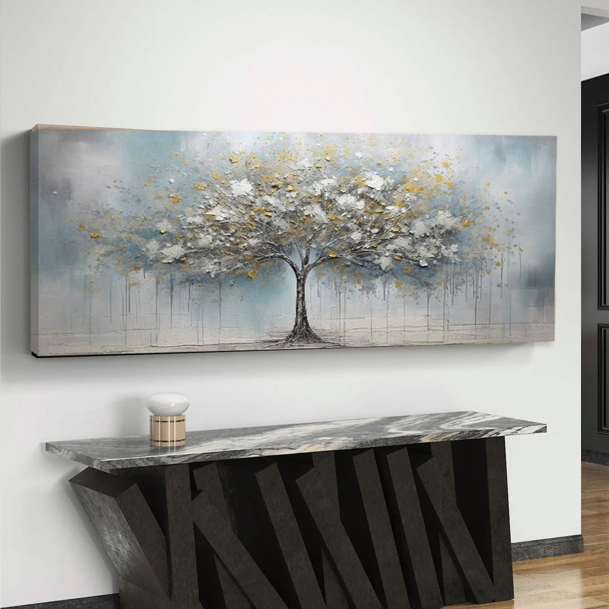 Abstract Blue Tree – Deco Galería