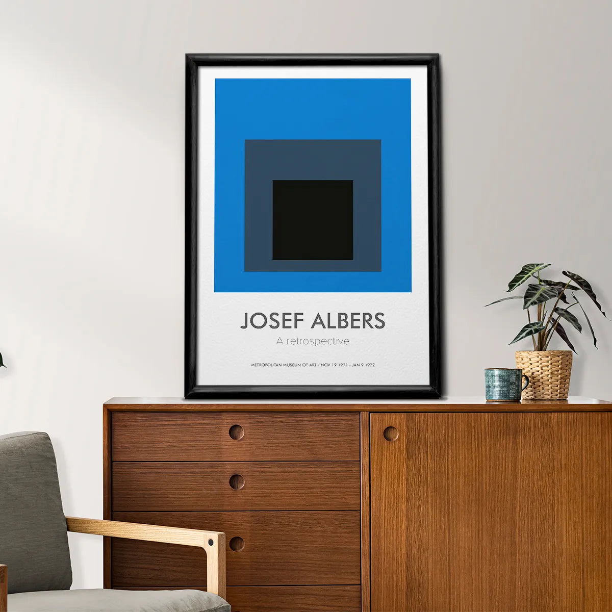 Josef Albers Teoria del Color Bauhaus MOMA retrospective (Blue) – Deco ...