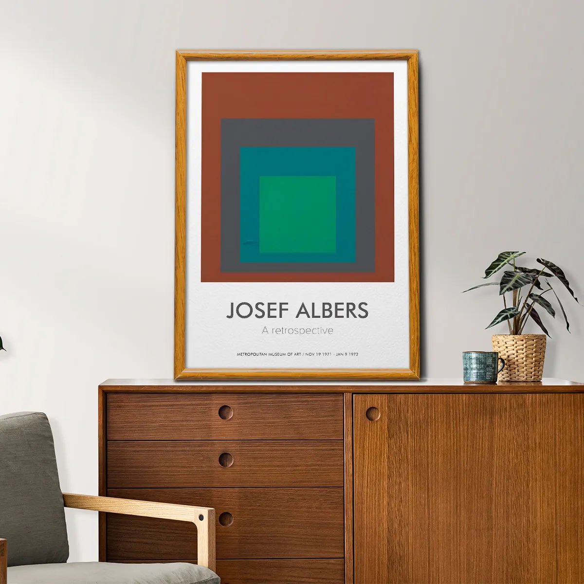 Josef Albers Teoria del Color Bauhaus MOMA retrospective (Green) – Deco ...